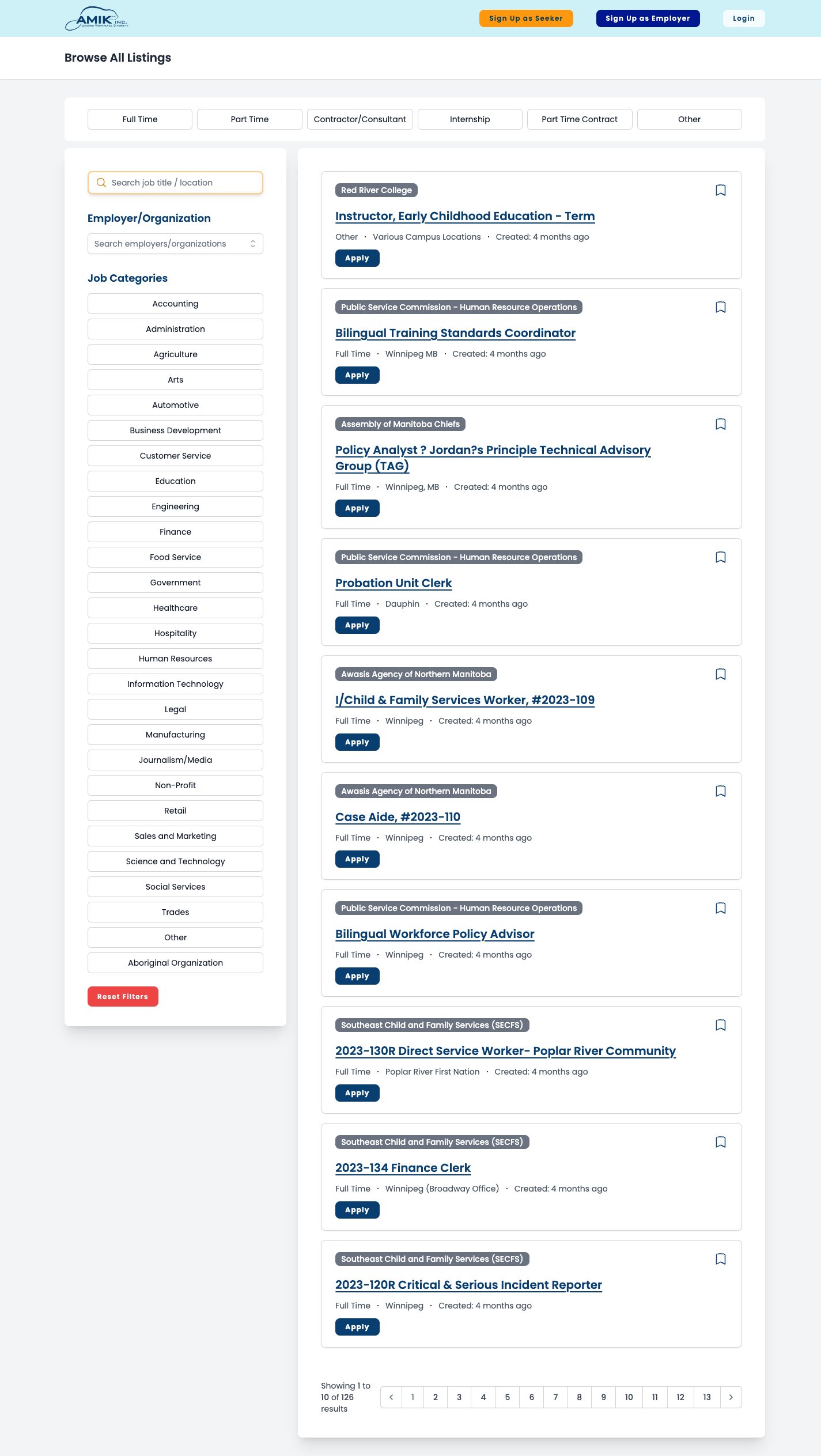 Indigenous Job Board - AMIK Inc.